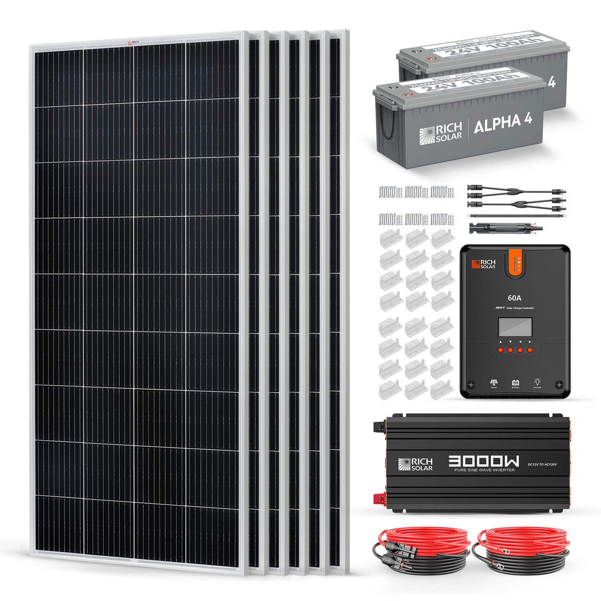 Rich Solar 1200 Watt 24V Complete Solar Kit — The Home Upgrade