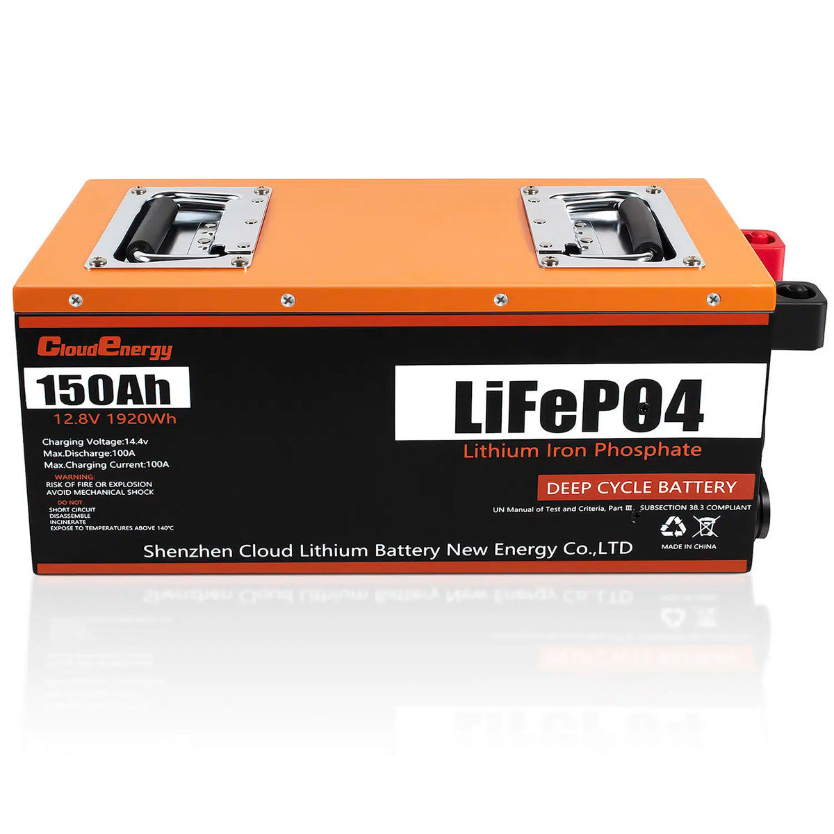 Cloudenergy 12V 150Ah LiFePO4 Deep Cycle Lithium Battery (CL12V-150Ah ...
