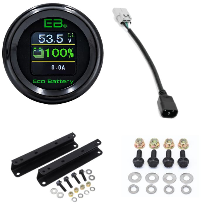 Eco Battery Club Car Carryall (2015+) Installation Kit for 51V 105Ah L ...