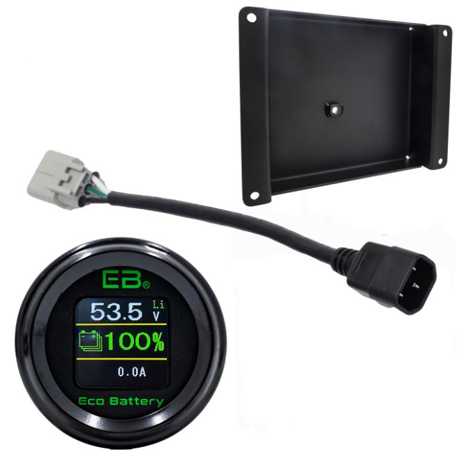 Eco Battery Club Car Carryall (2015+) Installation Kit for 51V 105Ah L ...