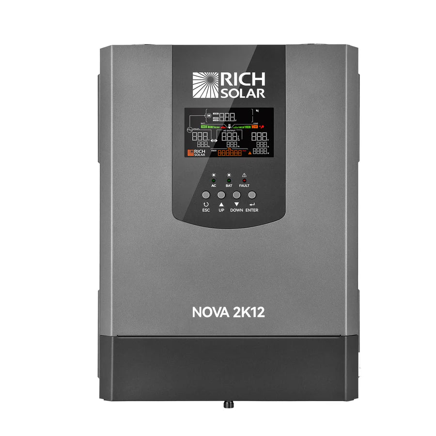 Rich Solar Nova 2K12 - 2000W 12V Pure Sine Wave Inverter with Built-in — The Home Upgrade