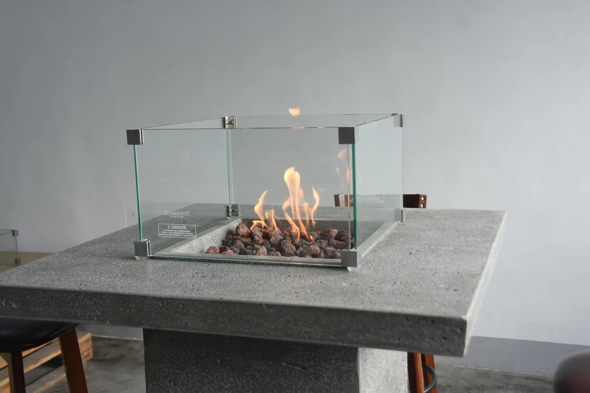 Wind Screen - For Elementi/Modeno Fire Pit Tables — The Home Upgrade